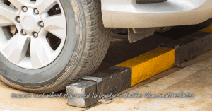 How to install concrete wheel stops - craftingwithconcrete.com