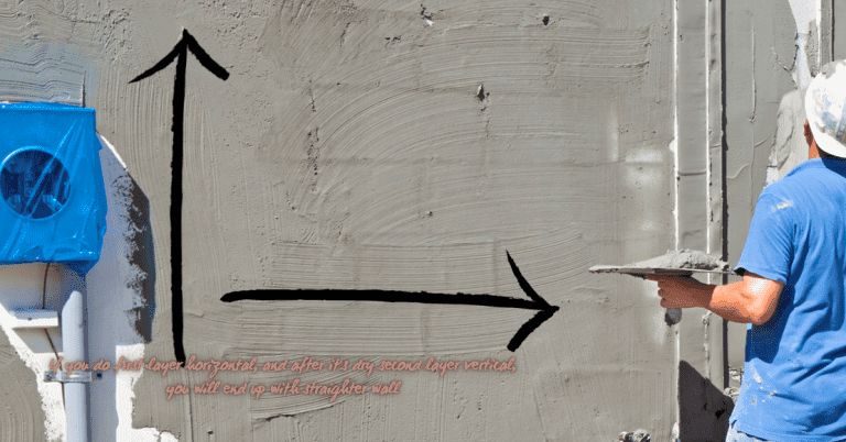 How to do stucco exterior wall 5 steps - craftingwithconcrete.com