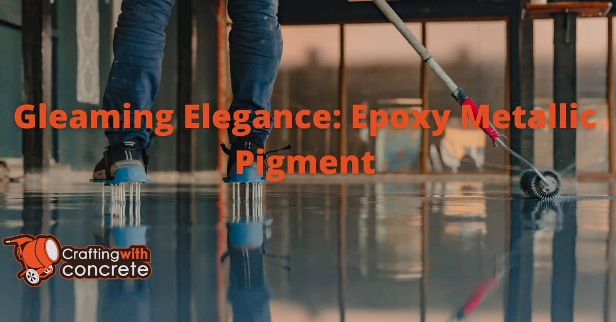 Gleaming Elegance: Epoxy Metallic Pigment - craftingwithconcrete.com