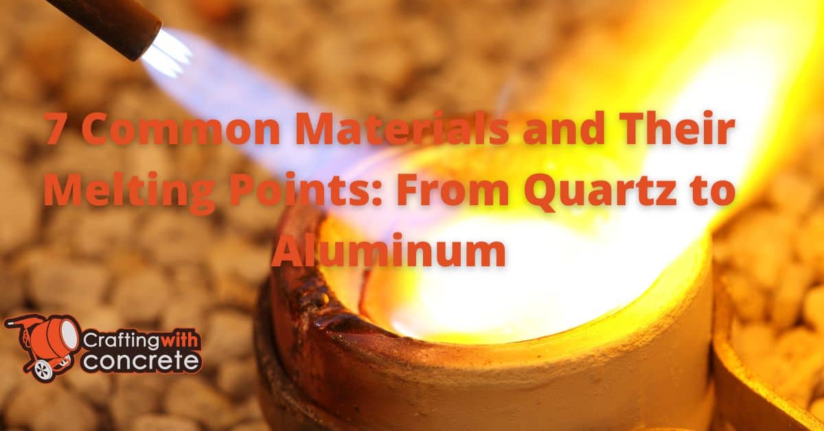 epoxy melting pointMelting Points of 7 Materials: Quartz to Aluminum ...