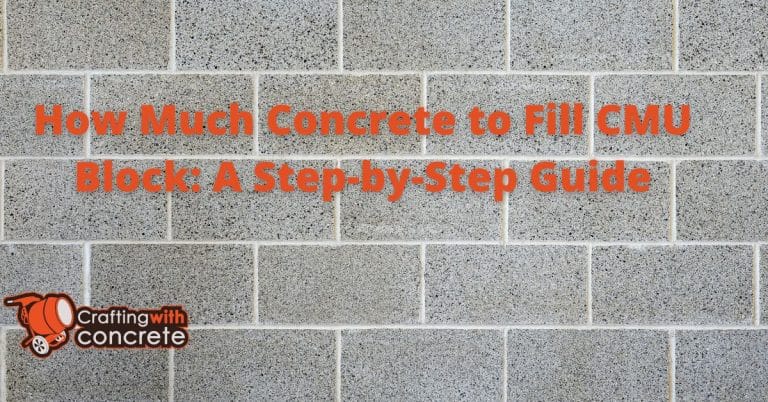 Concrete CMU Block Filling Guide: Calculate Easily ...