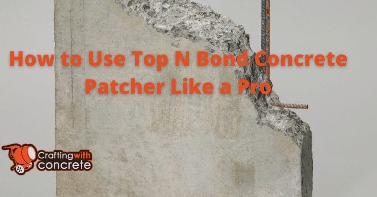 How to Use Top N Bond Concrete Patcher Like a Pro ...