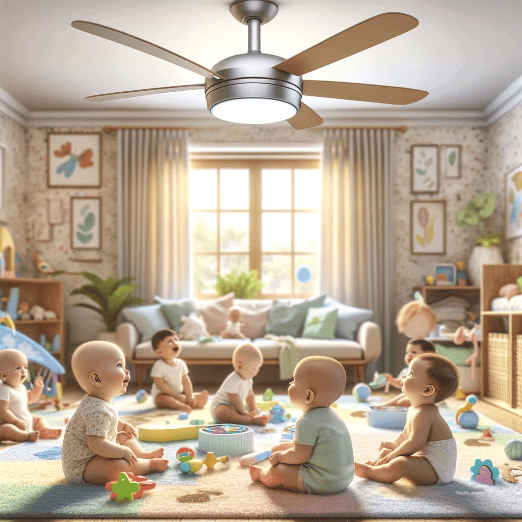 Babies’ Fascination with Ceiling Fans: A Study - craftingwithconcrete.com
