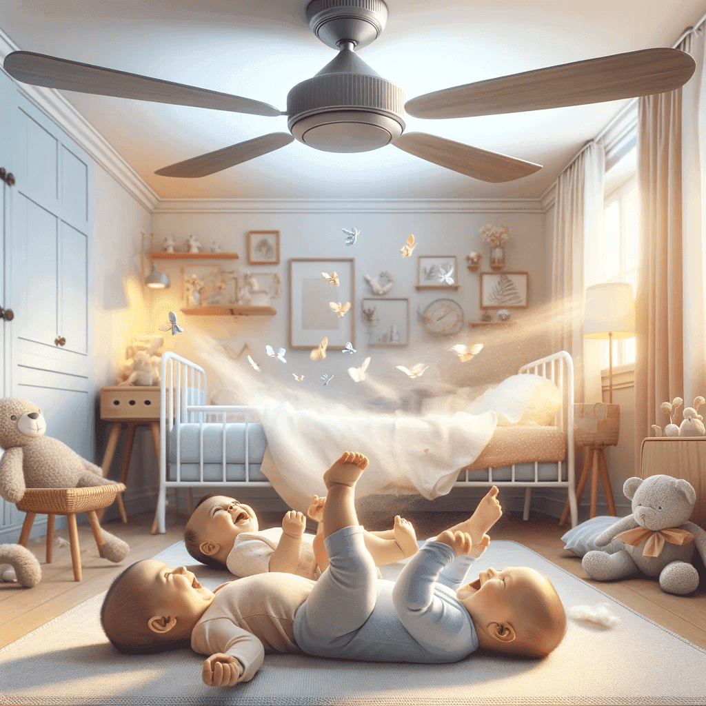 Babies’ Fascination with Ceiling Fans: A Study - craftingwithconcrete.com