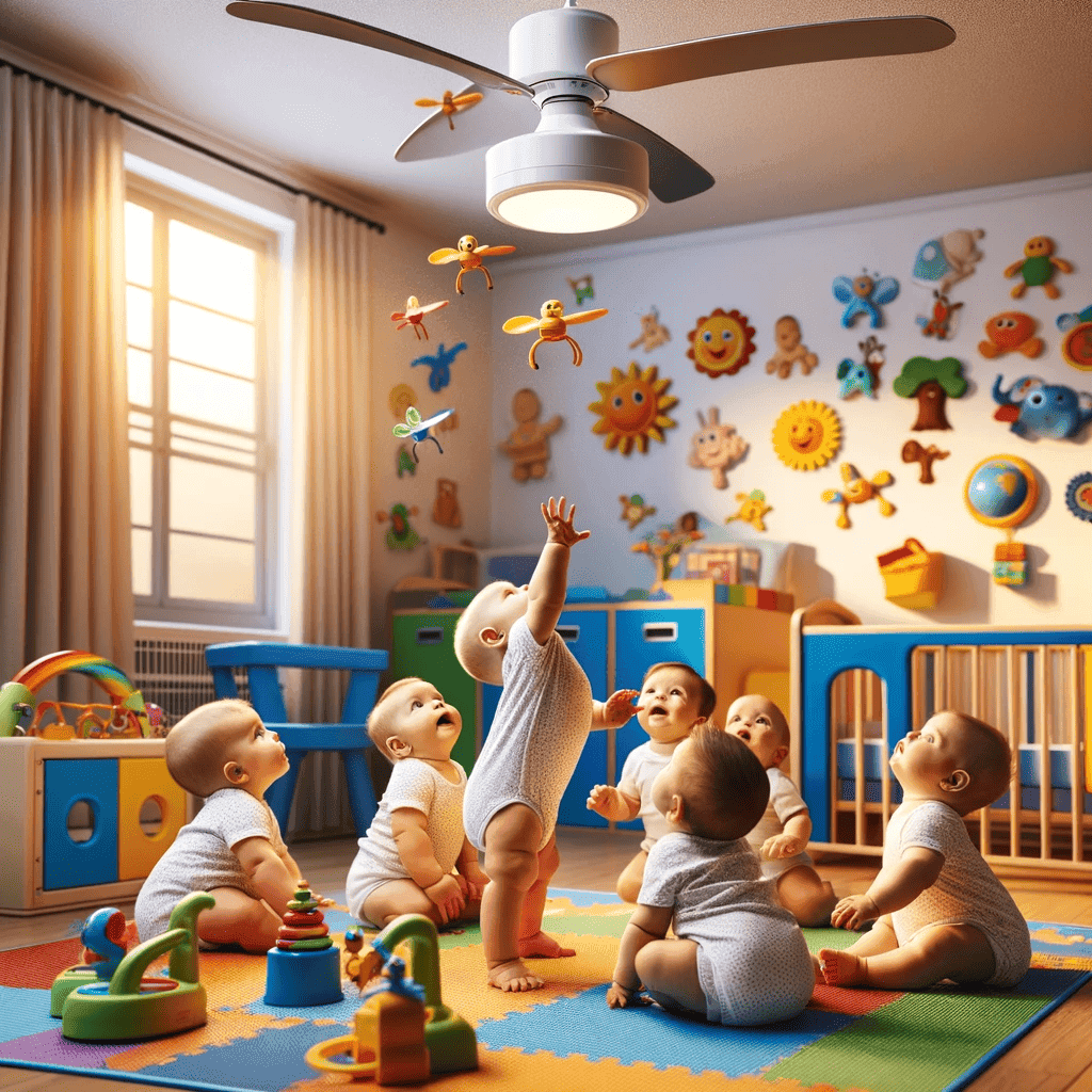 Babies’ Fascination with Ceiling Fans: A Study - craftingwithconcrete.com