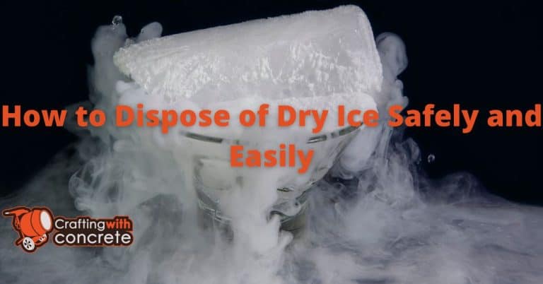 Safe Dry Ice Disposal: Tips & Risks Explained - craftingwithconcrete.com