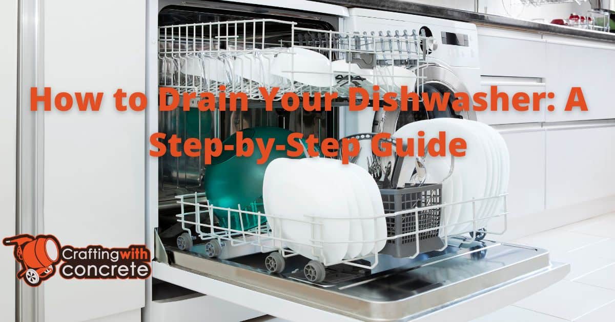 Dishwasher Not Draining? Fix It with This Guide - craftingwithconcrete.com