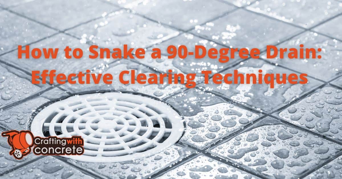 DIY Guide: How to Snake a 90-Degree Drain Effectively ...
