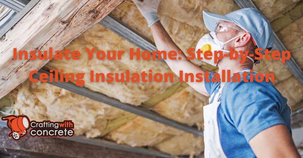 Ceiling Insulation Guide: Install & Choose Types - craftingwithconcrete.com