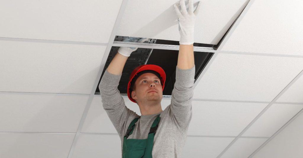 Need-to-know on how to cut ceiling tiles - craftingwithconcrete.com