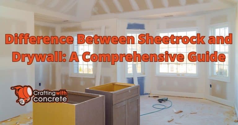 Difference between sheetrock and drywall - craftingwithconcrete.com