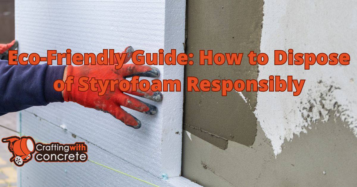 How to dispose of styrofoam - craftingwithconcrete.com