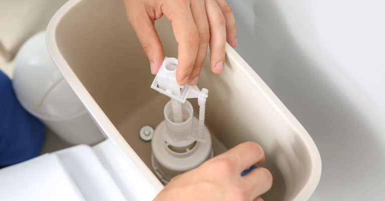 How to clean toilet tank with vinegar and baking soda - craftingwithconcrete.com