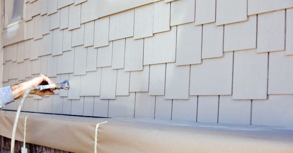 How to paint brick house exterior - craftingwithconcrete.com