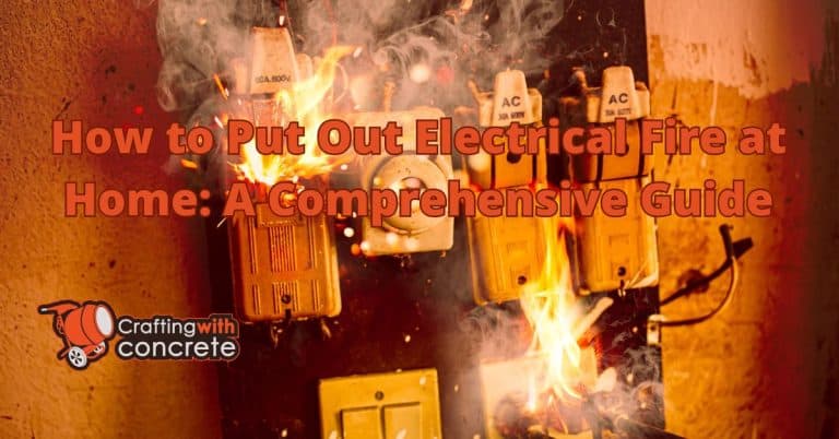 How to put out electrical fire at home - craftingwithconcrete.com