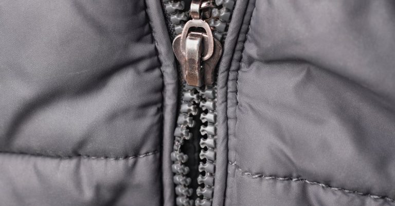 How to Reattach a Zipper on a Jacket - craftingwithconcrete.com