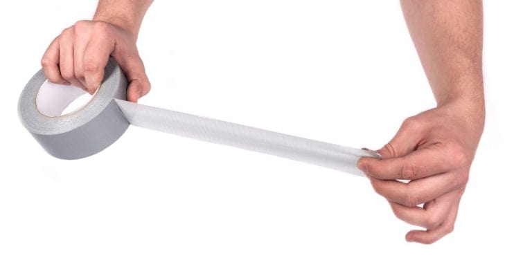 How to remove duct tape residue from window - craftingwithconcrete.com