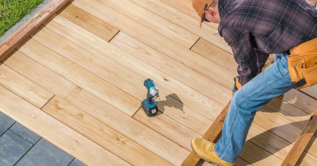 How to sand a deck before staining - craftingwithconcrete.com