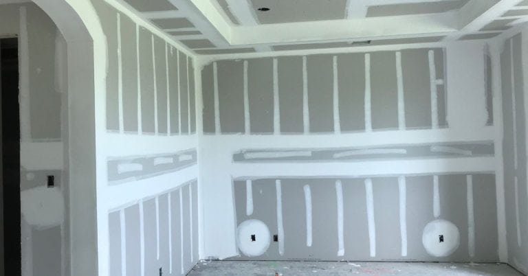 How to spackle drywall seams - craftingwithconcrete.com