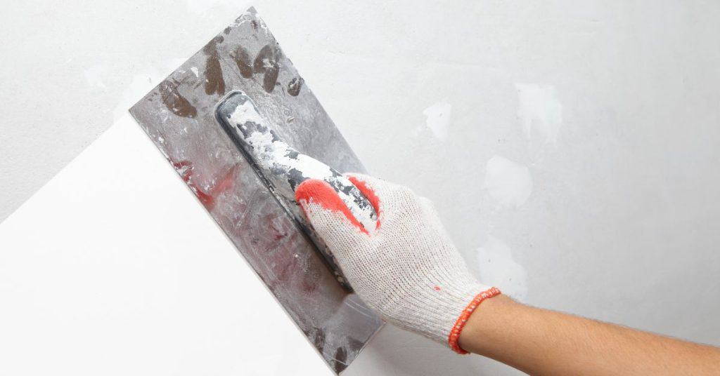 how to plaster a wall step by step - craftingwithconcrete.com