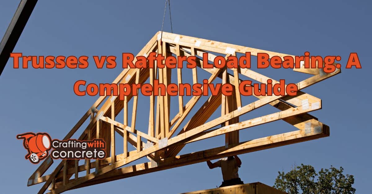 Trusses vs rafters load bearing - craftingwithconcrete.com