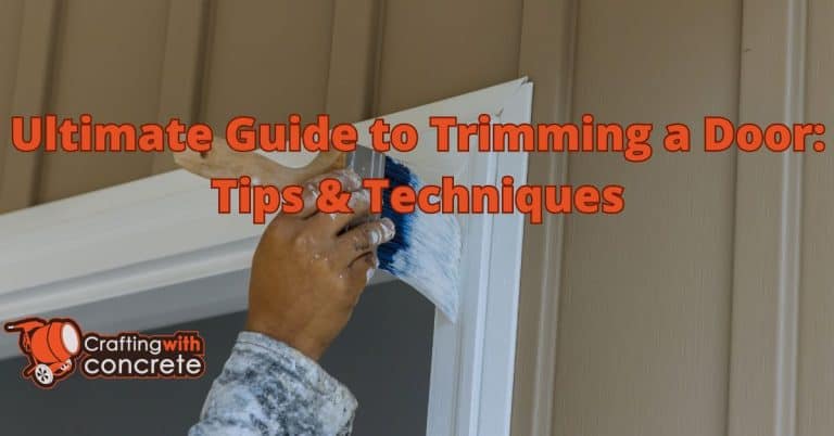 how to trim a door safely with different powertool examples ...