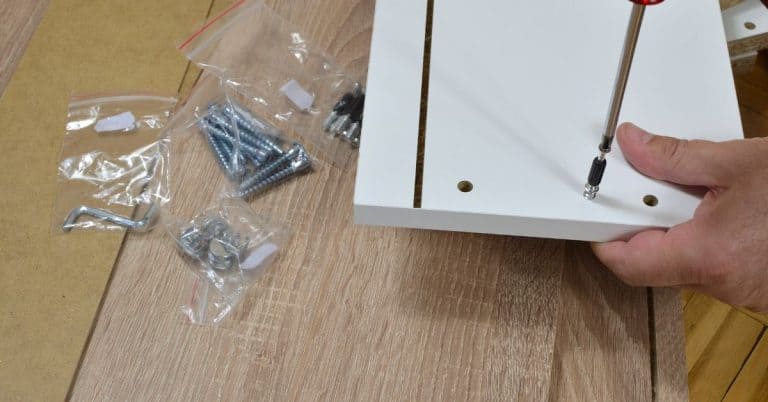 How to unscrew a tiny screw that is stuck - craftingwithconcrete.com