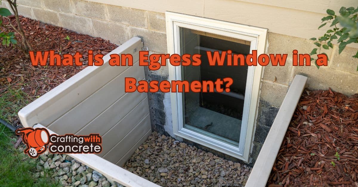 What is an egress window in a basement - craftingwithconcrete.com