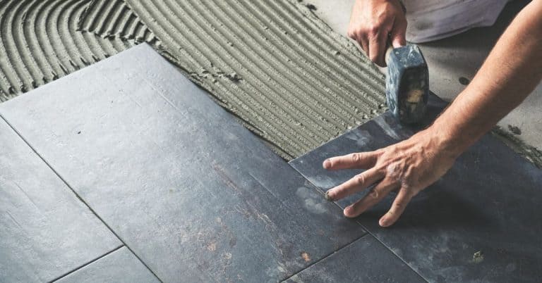 How to back butter tile - craftingwithconcrete.com