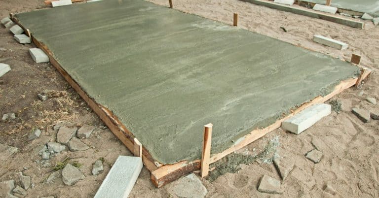 How to fix standing water on concrete slab - craftingwithconcrete.com