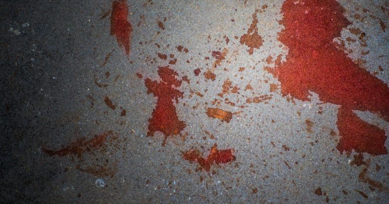 How to get blood off concrete - craftingwithconcrete.com