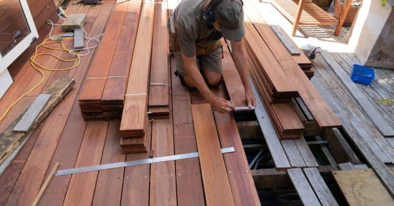 How to square a deck - craftingwithconcrete.com