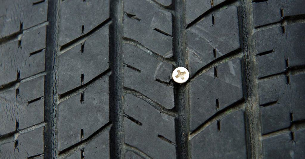 How to tell if someone put a screw in your tire - craftingwithconcrete.com