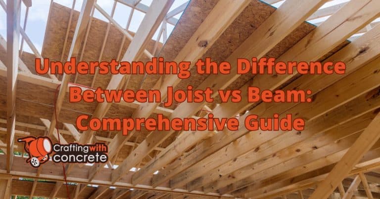 Difference between joist vs beam - craftingwithconcrete.com