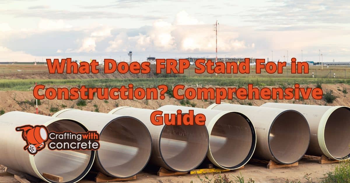 What does FRP stand for in construction - craftingwithconcrete.com