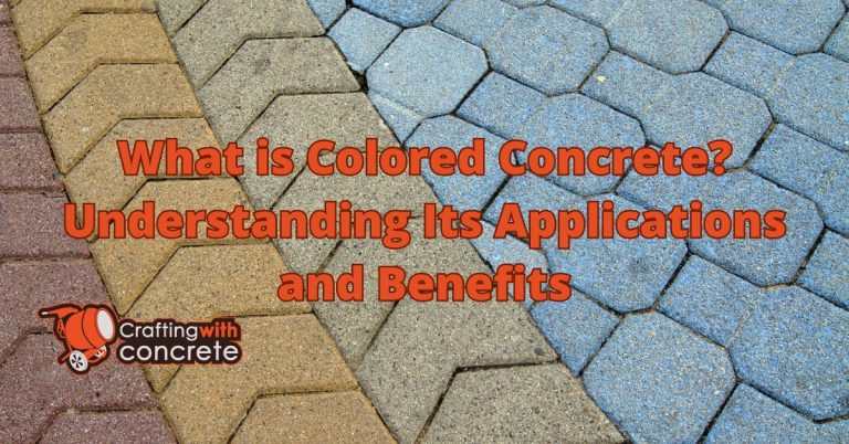 What is colored concrete - craftingwithconcrete.com