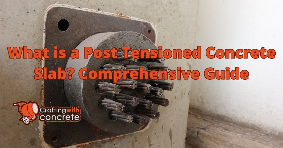 What is a post tensioned concrete slab - craftingwithconcrete.com