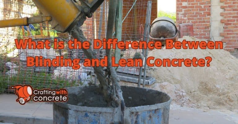 What is the difference between blinding and lean concrete ...