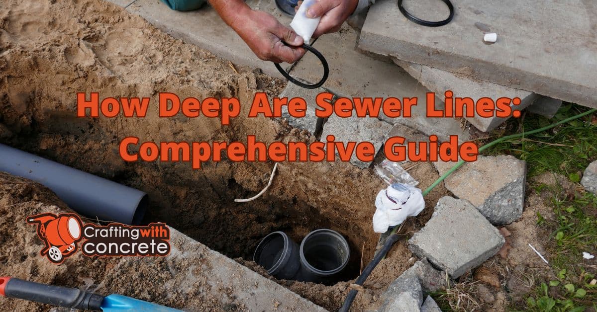 How deep are sewer lines - craftingwithconcrete.com