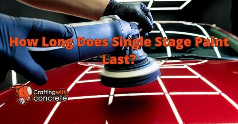 Longevity of Single Stage Paint: What to Expect - craftingwithconcrete.com