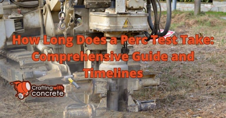 How long does a perc test take - craftingwithconcrete.com