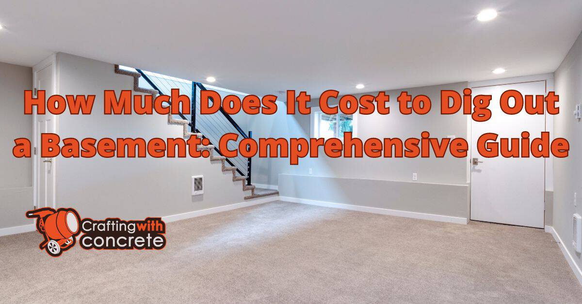 How much does it cost to dig out a basement - craftingwithconcrete.com