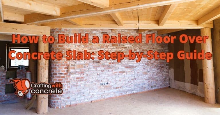 How To Build A Raised Floor Over Concrete Slab