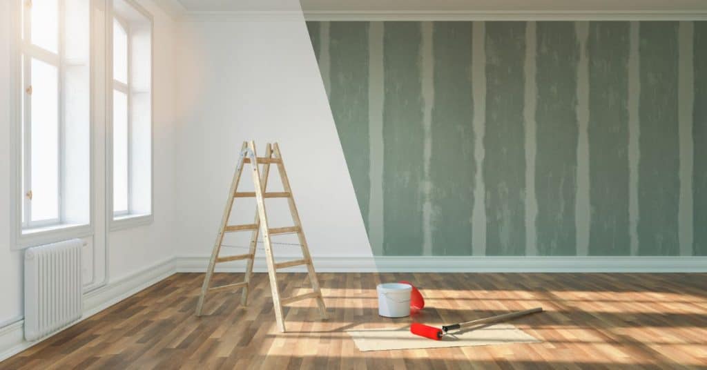 How to paint to make a room look larger - craftingwithconcrete.com