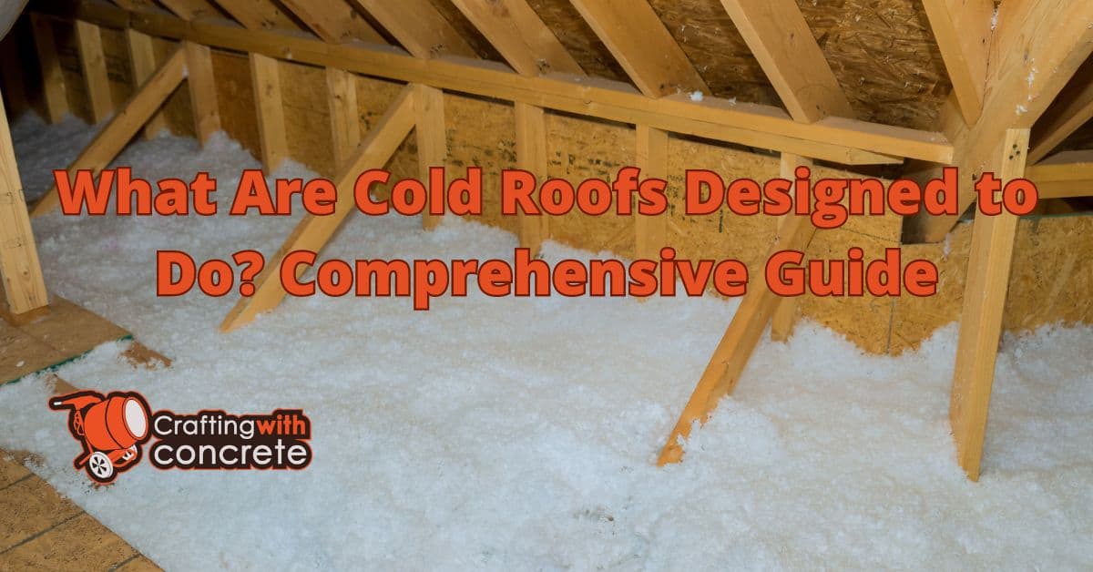 What are cold roofs designed to do - craftingwithconcrete.com