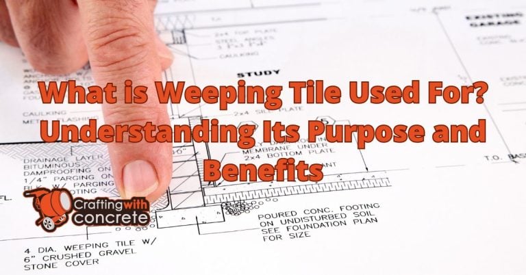 Understanding the Purpose of Weeping Tile - craftingwithconcrete.com