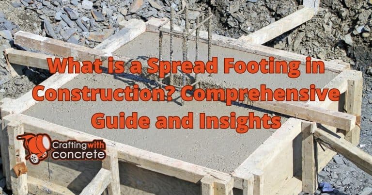 What is a spread footing in construction - craftingwithconcrete.com