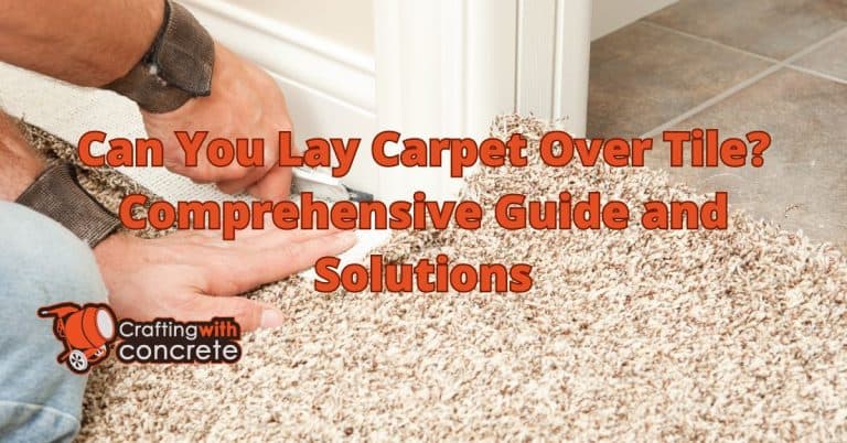 How to Lay Carpet Over Tile: A Step-by-Step Guide ...