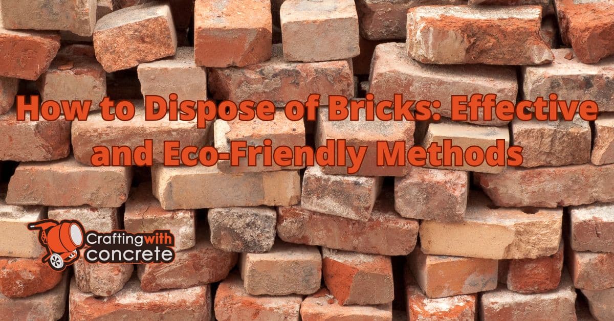 Proper Ways to Dispose of Bricks Safely - craftingwithconcrete.com