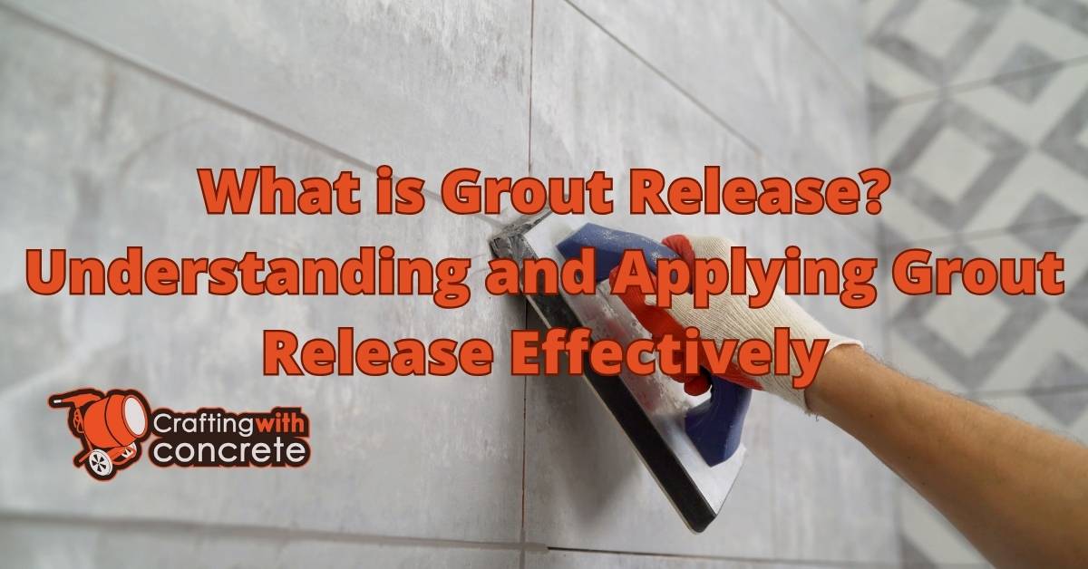 Understanding Grout Release: A Comprehensive Guide - craftingwithconcrete.com